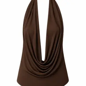 JUNIE The Ivy Top Chocolate - Brown