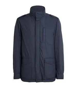 Herno Technical Padded Jacket - Blue