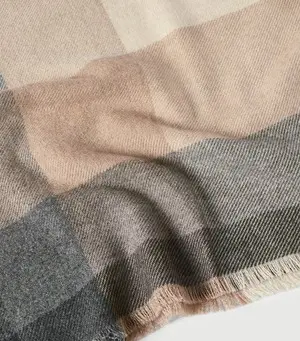 Brunello Cucinelli Wool-cashmere Stripe Scarf