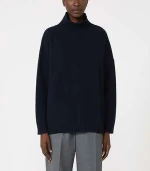 Max Mara Virgin Wool High-neck Sweater