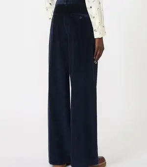 Max Mara Corduroy Wide-leg Trousers