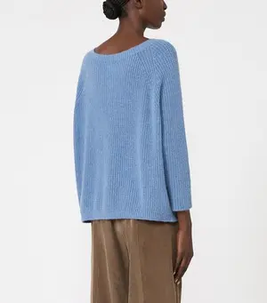 Max Mara Ribbed Round-neck Sweater