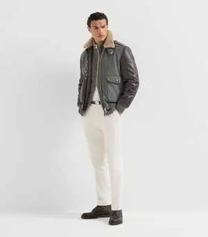 Brunello Cucinelli Cashmere Bomber Jacket