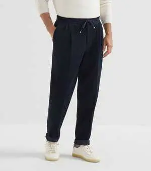 Brunello Cucinelli Cotton Drawstring Trousers