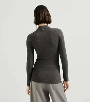 Brunello Cucinelli Virgin Wool-blend Long-sleeve T-shirt