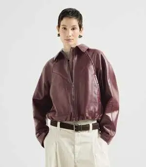 Brunello Cucinelli Nappa Leather Jacket