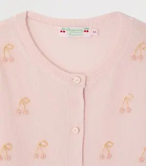 Bonpoint Cashmere Embellished Cardigan