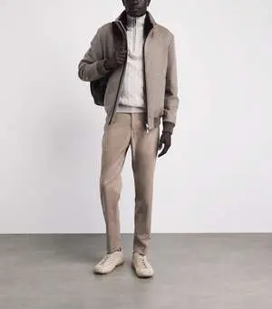 Paul & Shark Cashmere Padded Bomber Jacket