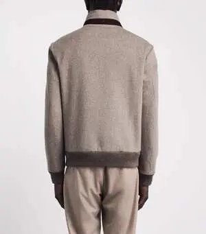 Paul & Shark Cashmere Padded Bomber Jacket