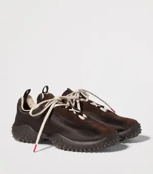 Miu Miu Technical Fabric & Suede Bubble Sneakers