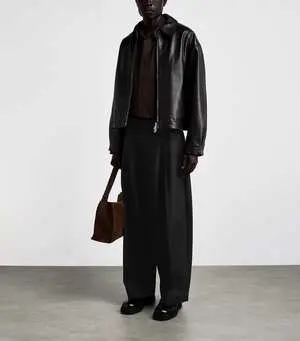 Studio Nicholson Double Pleated Barrel-leg Trousers