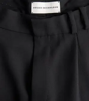 Studio Nicholson Double Pleated Barrel-leg Trousers