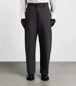 Studio Nicholson Cotton Barrel-leg Trousers