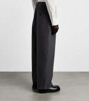 Studio Nicholson Cotton Barrel-leg Trousers