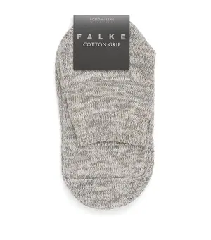 Falke Falke Cotton Grip Ankle Socks Grey