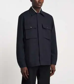 Paul Smith Worsted Wool Overshirt