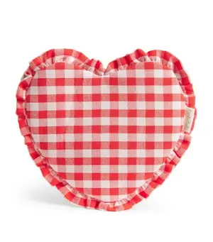 ROCKAHULA Gingham Ruffle Heart Cross-body Bag