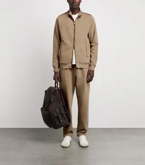 Pal Zileri Cotton-blend Drawstring Sweatpants