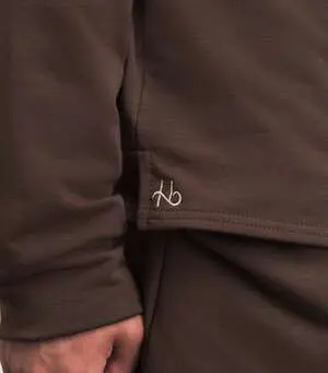 HOMEBODY Jersey Snuggle Quarter-zip Sweatshirt