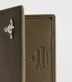 VIVIENNE WESTWOOD Saffiano-effect Card Holder