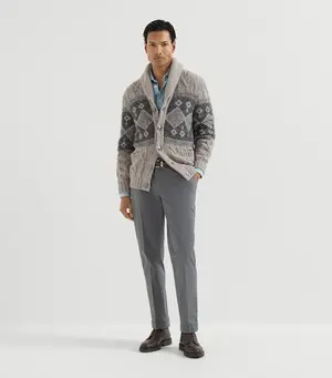 Brunello Cucinelli Stretch-cotton Gabardine Trousers