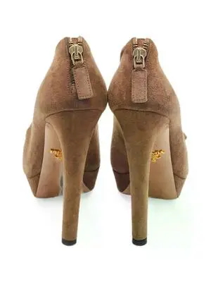 Prada Platform Peep-toe Pumps