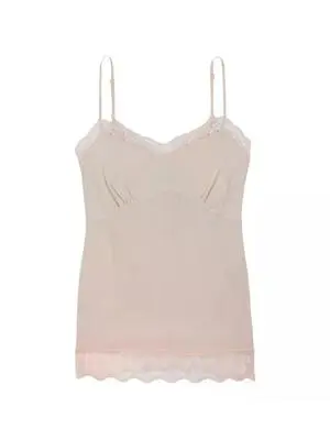 Simone Rocha Lace-trim Camisole Top - Neutrals
