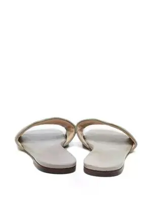 Dior Dway Embroidered Canvas Slides