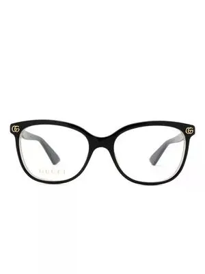 Gucci Gg Logo Square-frame Glasses