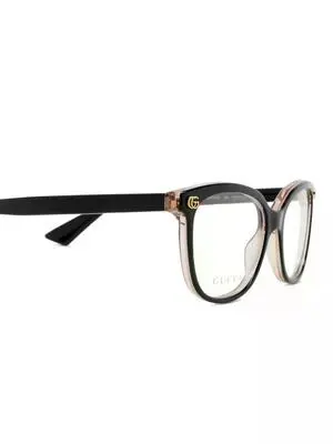 Gucci Gg Logo Square-frame Glasses