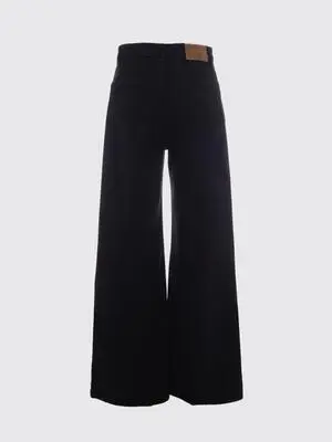Isabel Marant Étoile Wide-leg Denim Trousers - Black