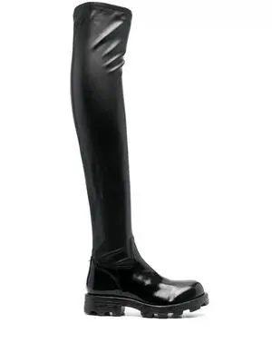 DIESEL® D-hammer Hch Leather Boots - Black
