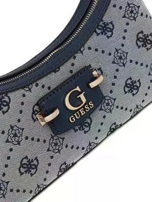 Guess Monogram Zip Tote Bag
