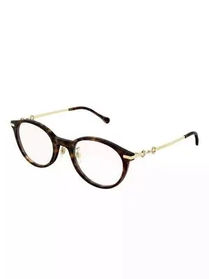 Gucci Horsebit Round Glasses