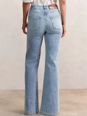 REISS Bonnie Mid-rise Flared Jeans