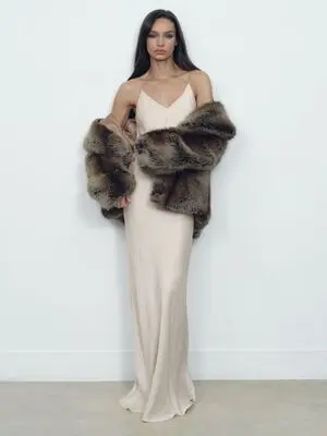 REISS Faux-fur Coat
