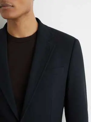 REISS Tailored Fit Jersey Single-breasted Suit Blazer