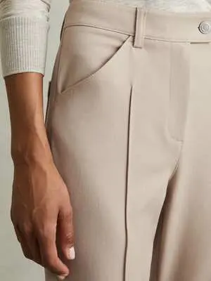 REISS High Rise Flared Trousers