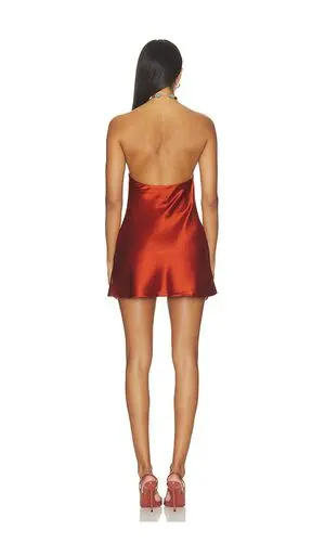 Retrofete Marvel Dress In . Also - Rust