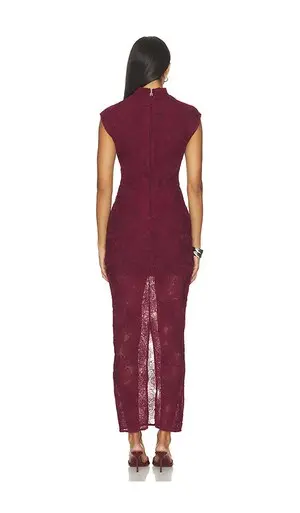 ROTATE BY BIRGER CHRISTENSEN Flower Mesh Maxi Dress In . Also