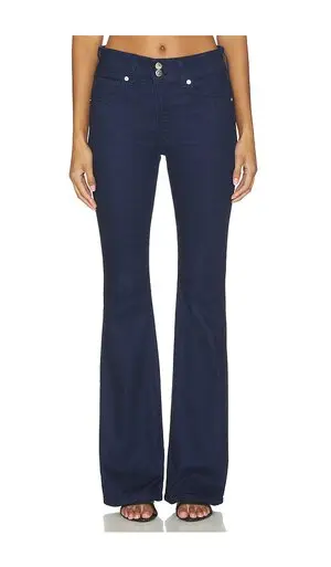 Veronica Beard Beverly Mid Rise Skinny Flare Jeans In . Also - Blue