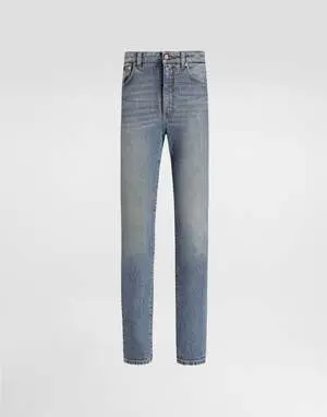 Dolce & Gabbana 5-pocket Stretch Denim Trousers Denim And Jeans Multi-colored - Multicolor