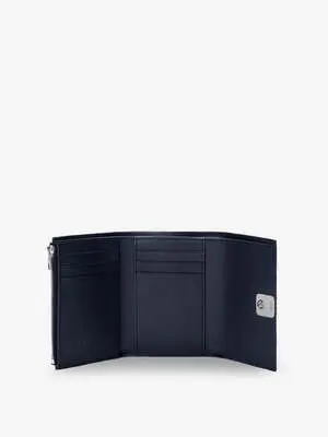 Loewe Anagram Leather Wallet With Front Logo