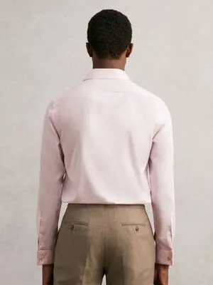REISS Regular Fit Regular-fit Cotton-satin Stripe Shirt