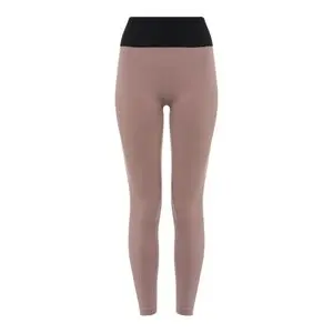 HEART AND SOUL Neutrals/ Dove Grey/ Brb High-waisted Activewear Leggings - Black