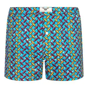 OHEMA OHENE Cotton Boxer Shorts Coca - Blue
