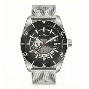 KENNETT WATCHES & ACCESSORIES Viktor Automatic Watch Milanese Mesh Strap - Silver