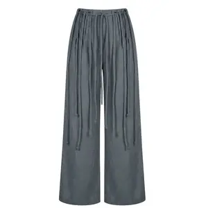 TAARACH & AMPERSAND Bound Trousers - Grey