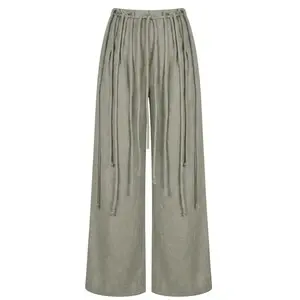 TAARACH & AMPERSAND Bound Trousers - Green