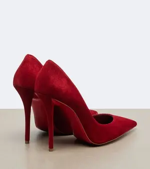 CHRISTIAN LOUBOUTIN Miss Z Suede Pumps